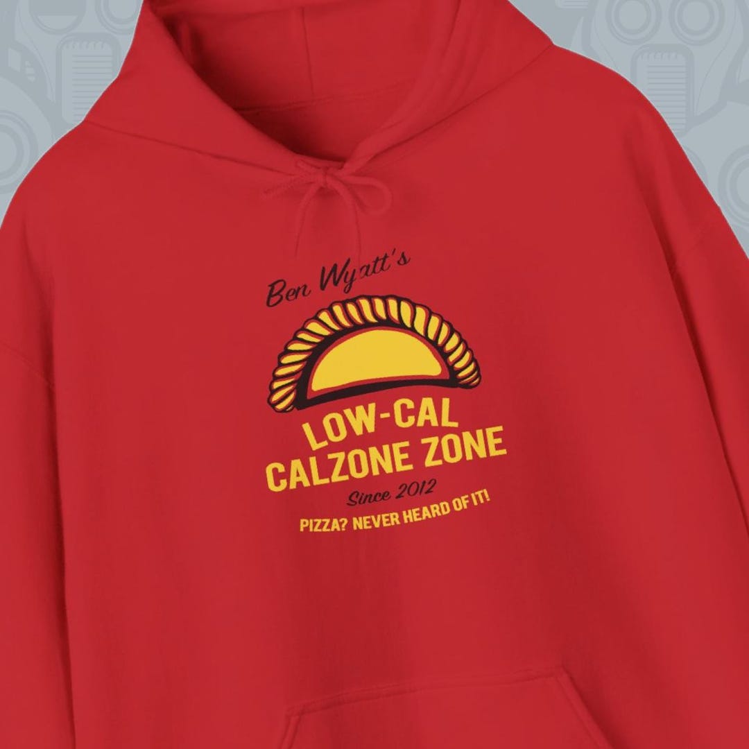 Ben Wyatt's Low-cal Calzone Zone Hoodie - Parks and Rec Merch - Etsy