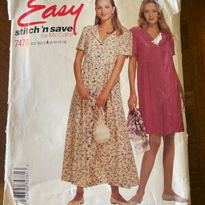 Misses Dresses and Rompers Size 8-14 New Uncut Mccall's 7478 Sewing ...