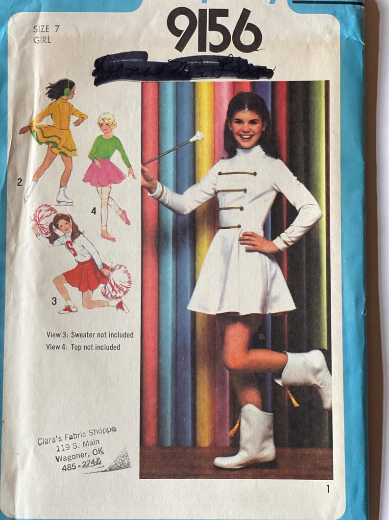 New Uncut Size 7 Girls Cheerleader, Majorette, Skating and Ballet ...