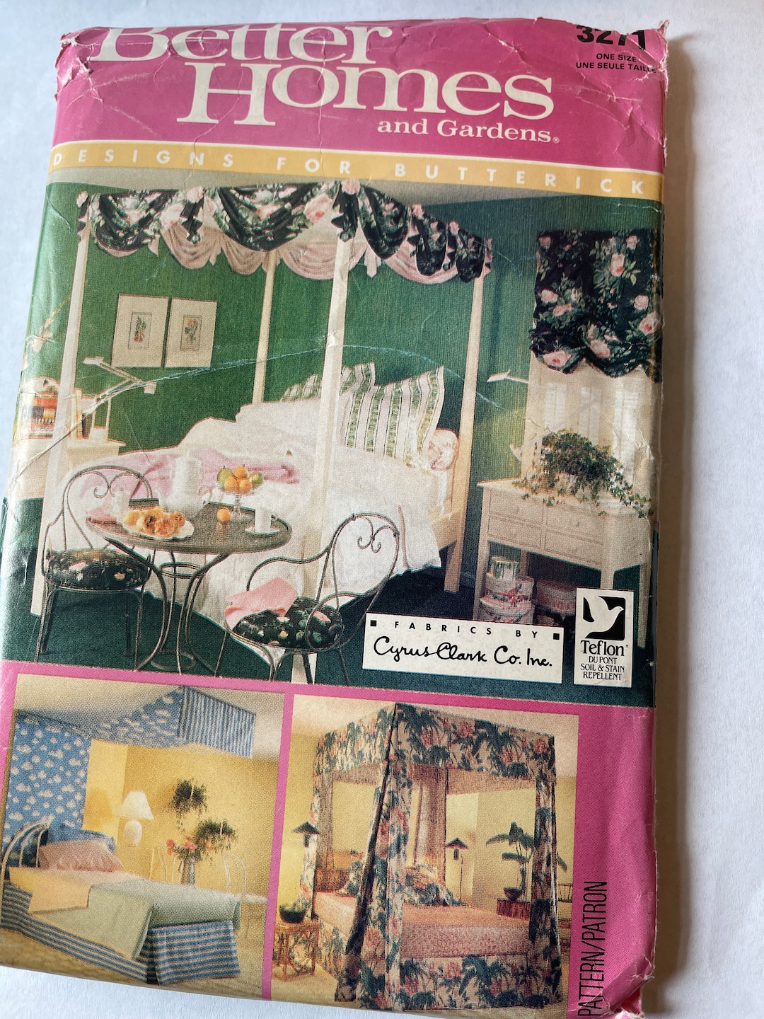 New Uncut Bed Canopies and Pillows, Butterick 3271 Sewing Pattern - Etsy