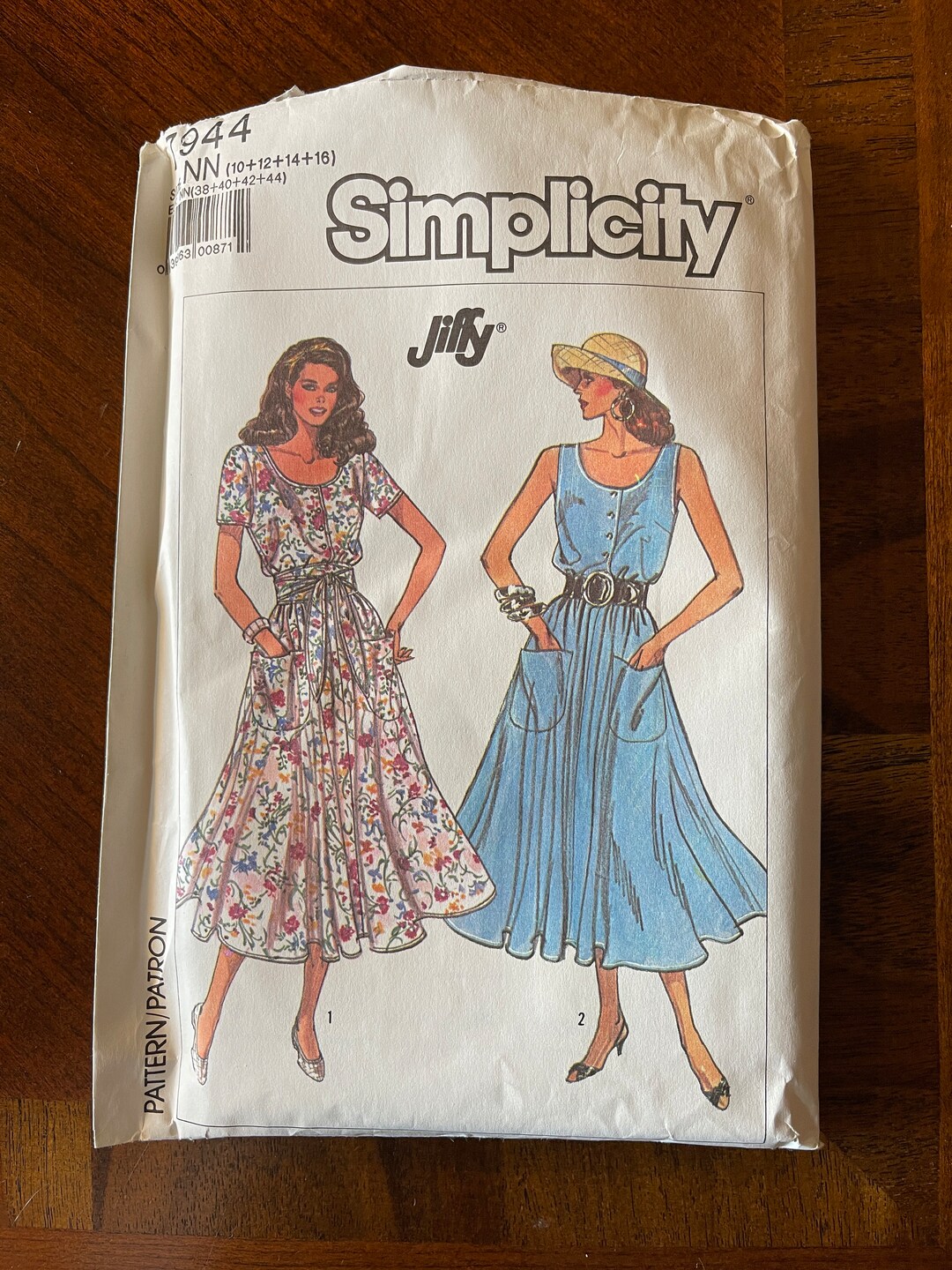 Misses Dresses Size 10-16 Simplicity 7944 New Uncut Sewing Pattern - Etsy