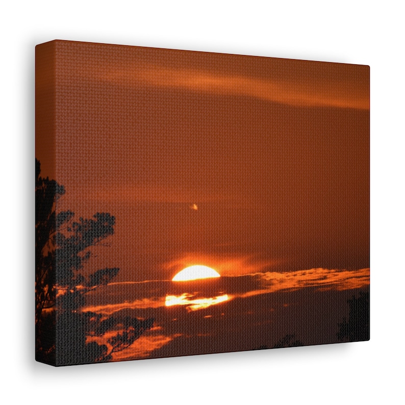 Orange Sunset Wall Decor - Etsy