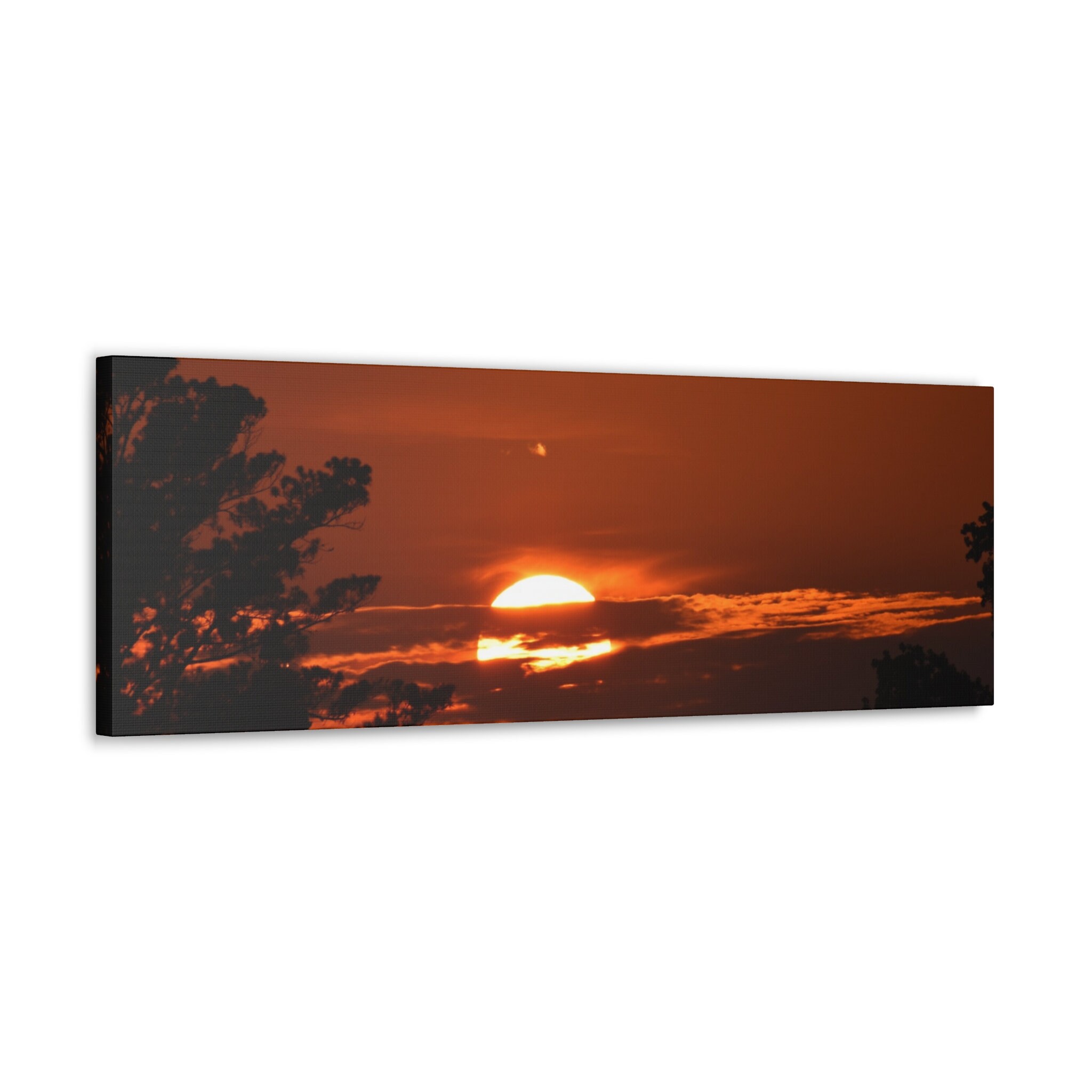 Orange Sunset Wall Decor - Etsy