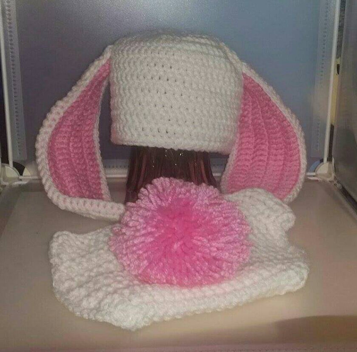 Floppy Bunny Ears Rabbit Baby Diaper Set Photo Prop - Etsy