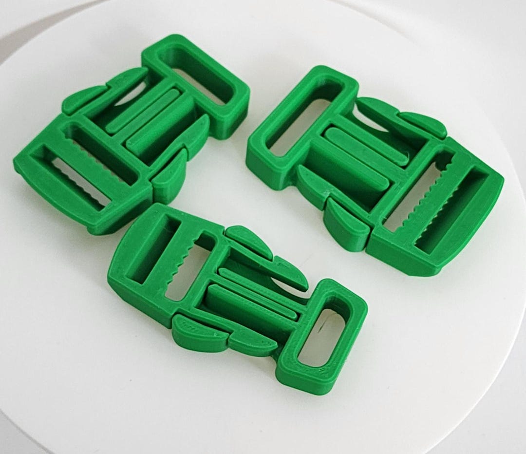 3d-printed Snap Buckle Replacements 3 Pack - Etsy