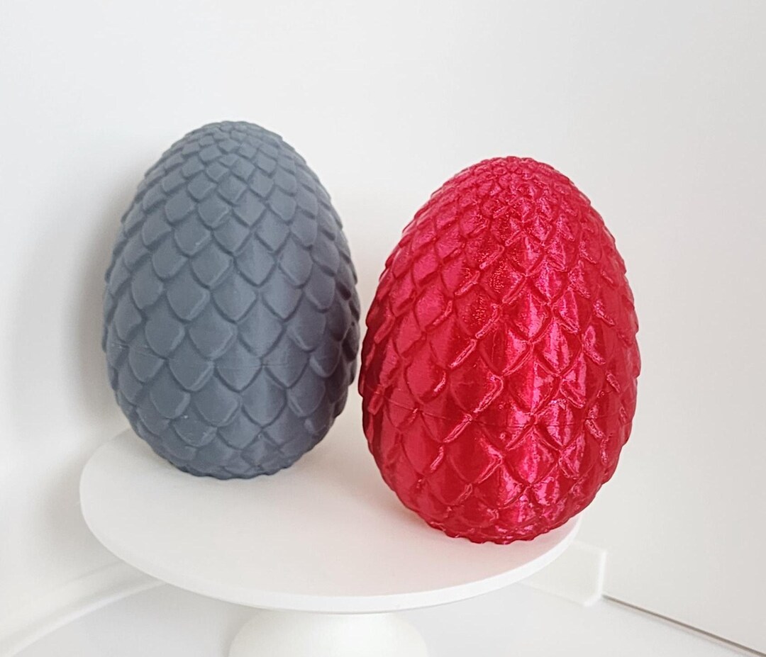 Threaded Dragon Egg 3D Printed Storage Container Unique Gift for Gamers, D&D, and Fantasy Lovers ...
