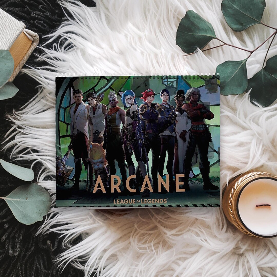 Arcane 2025 Calendar, League of Legends Wall Calendar, Jinx, Silco ...