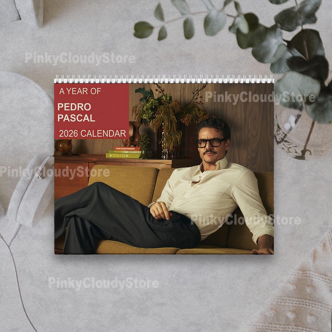 Pedro Pascal 2026 Wall Calendar Planner, Pedro Pascal Fan Gift for Fan ...