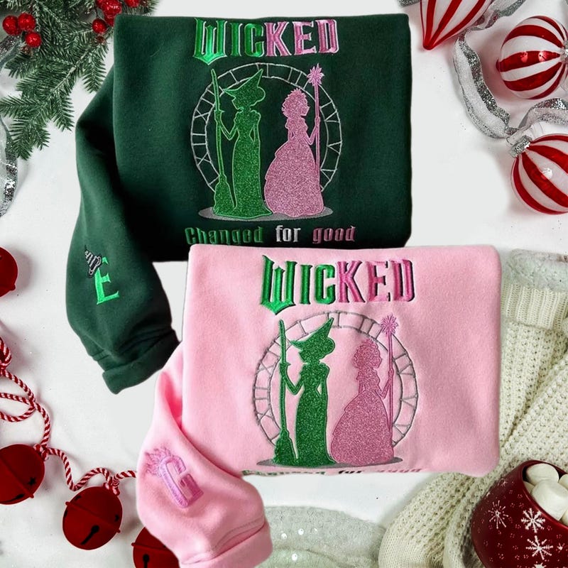Wicked Embroidered Jumper - Etsy