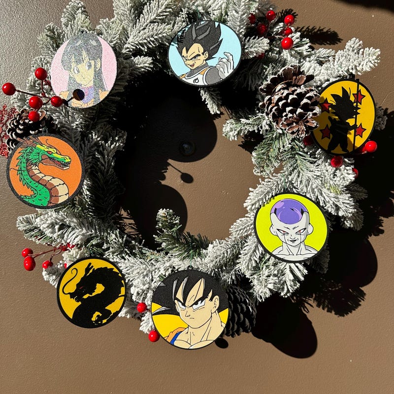 Dragon Ball Z Christmas Ornament - Etsy