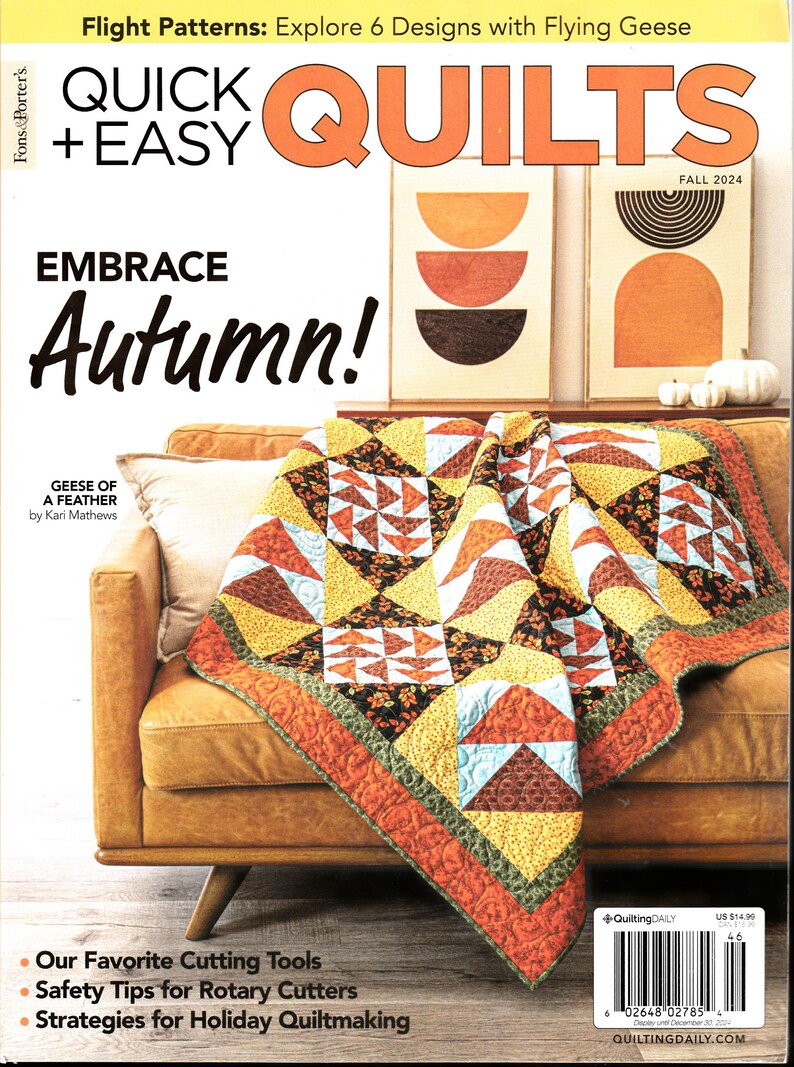 Fons and Porter's Magazine Quick & Easy Quilts Magazine Fall, 2024 ...
