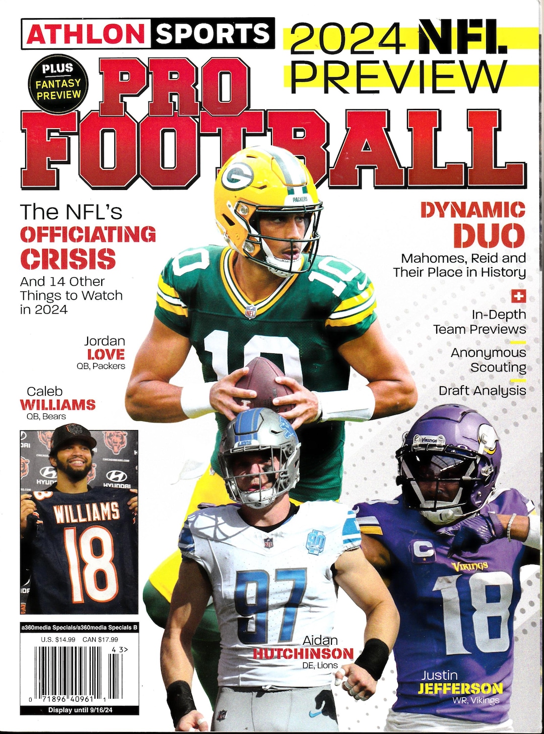 Athlon Sports Pro Football Magazine, 2024 NFL Preview Issue, 2024 Vol ...
