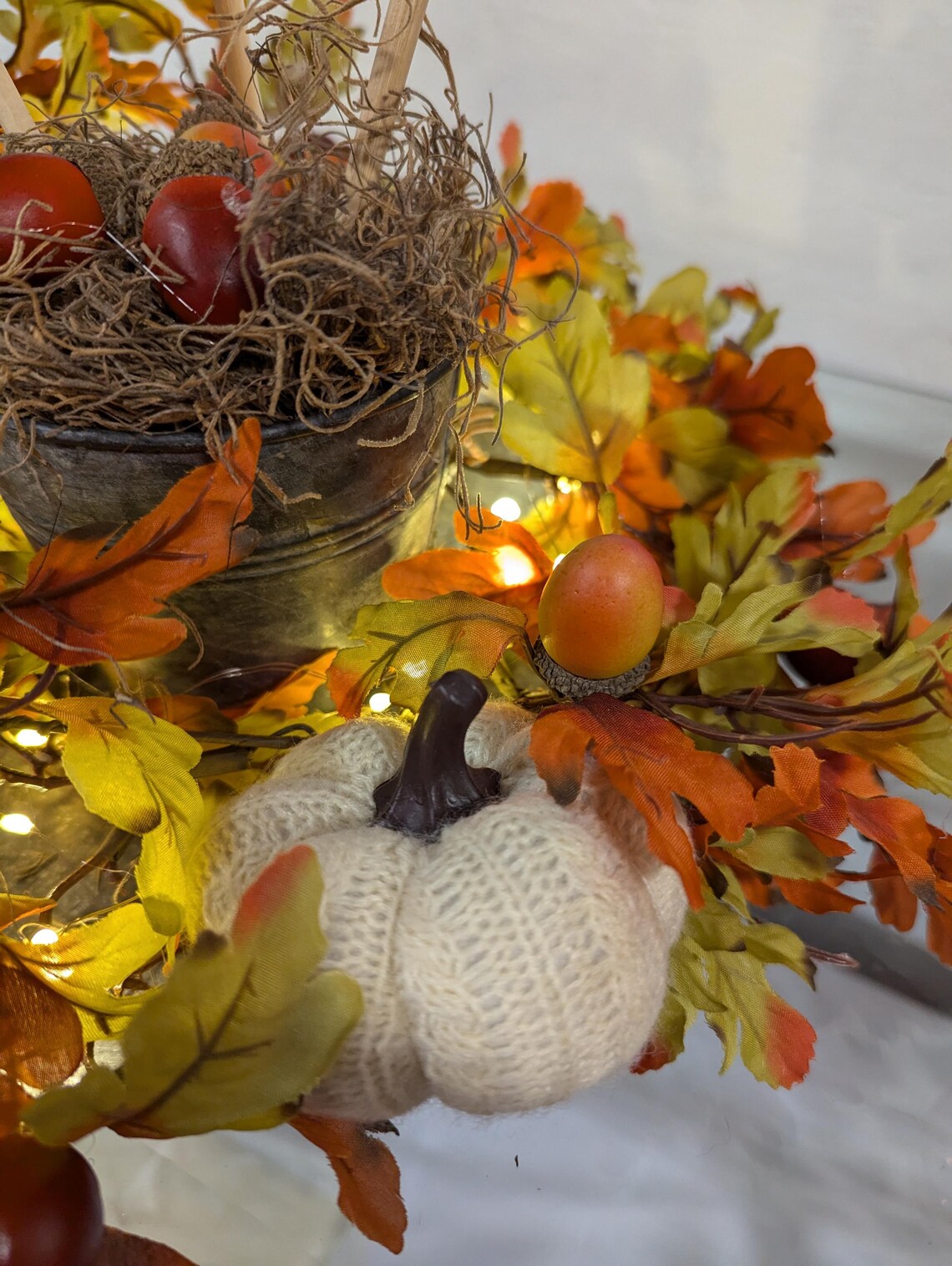 Lighted, Rustic Turkey Centerpiece - Etsy