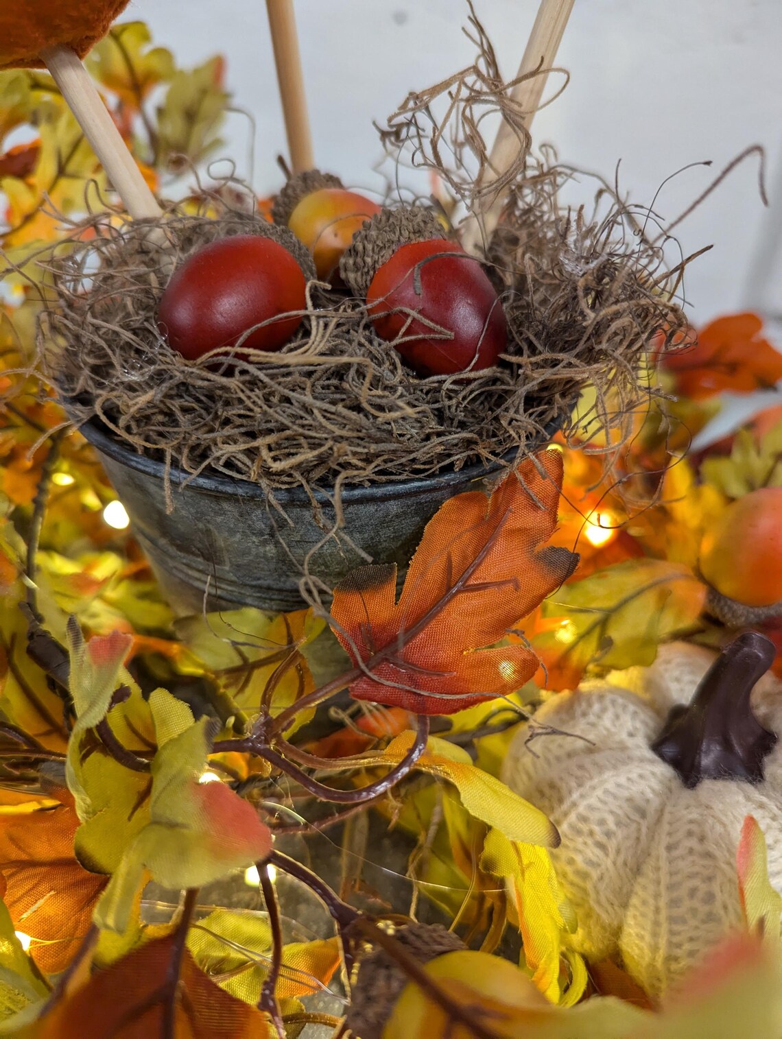 Lighted, Rustic Turkey Centerpiece - Etsy