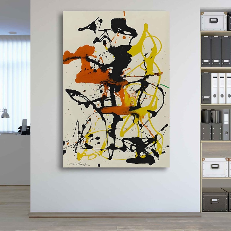 Jackson Pollock Colour - Etsy UK