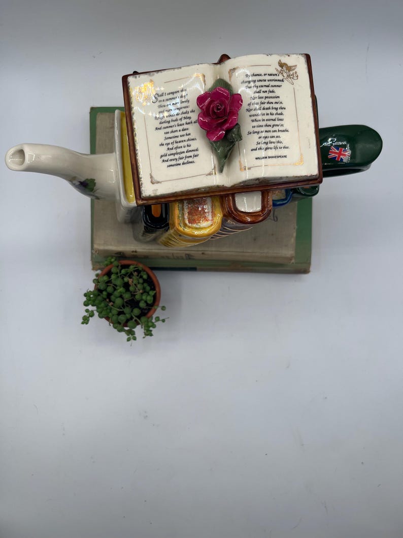 Limited Edition Poetry Lovers Teapot by Tony Carter Made in England ...