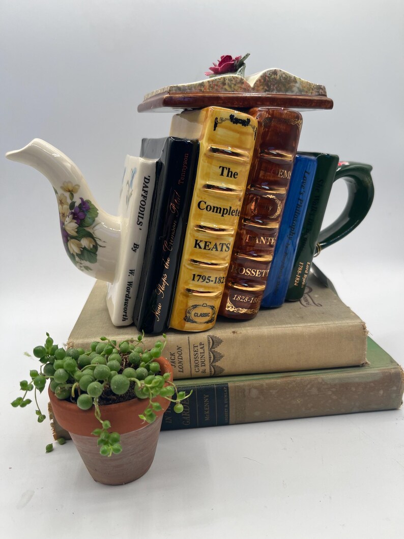 Limited Edition Poetry Lovers Teapot by Tony Carter Made in England ...