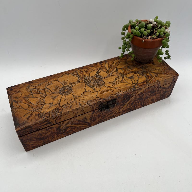 Pyrography Jewelry - Etsy