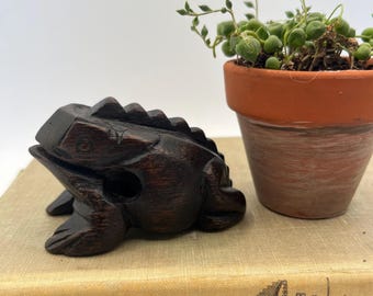 Wooden Handmade Frog Guiro Musical Instrument 16cm - Etsy