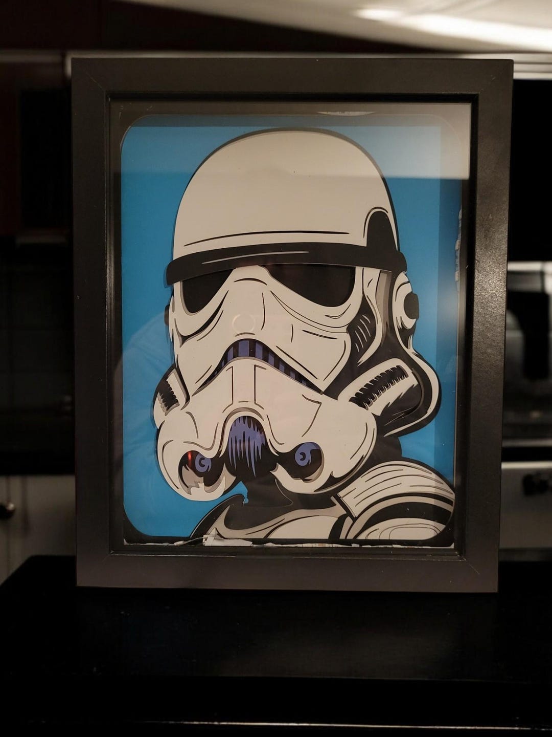 Star Wars Shadow Box, Storm Trooper Wall Art, Storm Trooper Light Box ...