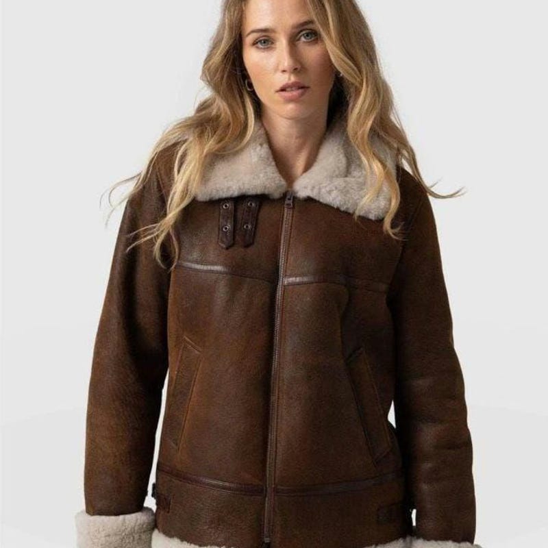 Womens Leather Jacket With Fur Collar - Etsy