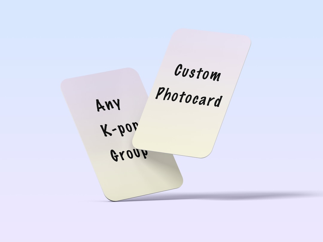 Kpop Custom Photocard | Fanmade Photocard | Photocard Kpop | Kpop Merch ...