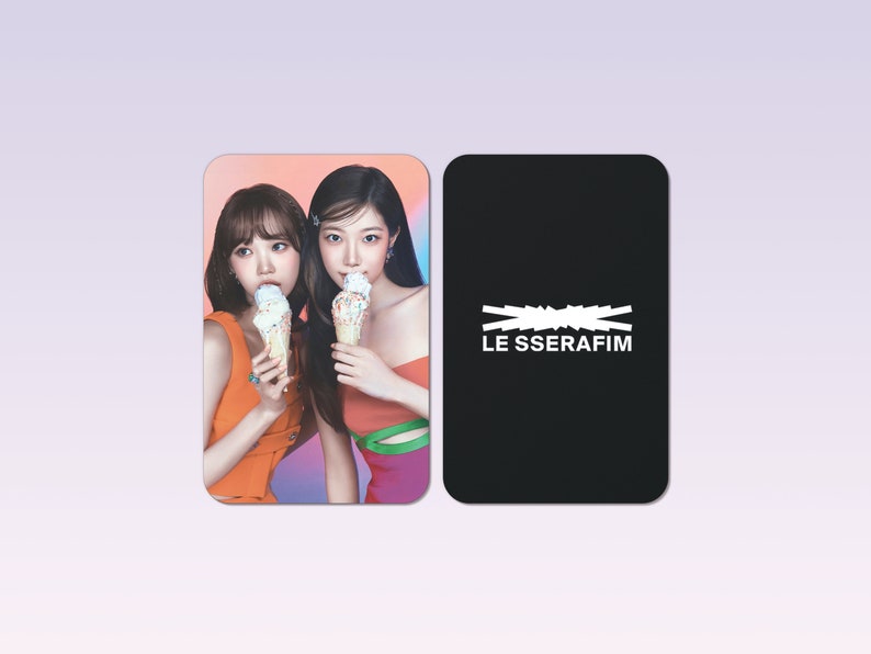 Lesserafim Photocard Lesserafim Kpop Lesserafim Merch Custom Kpop ...
