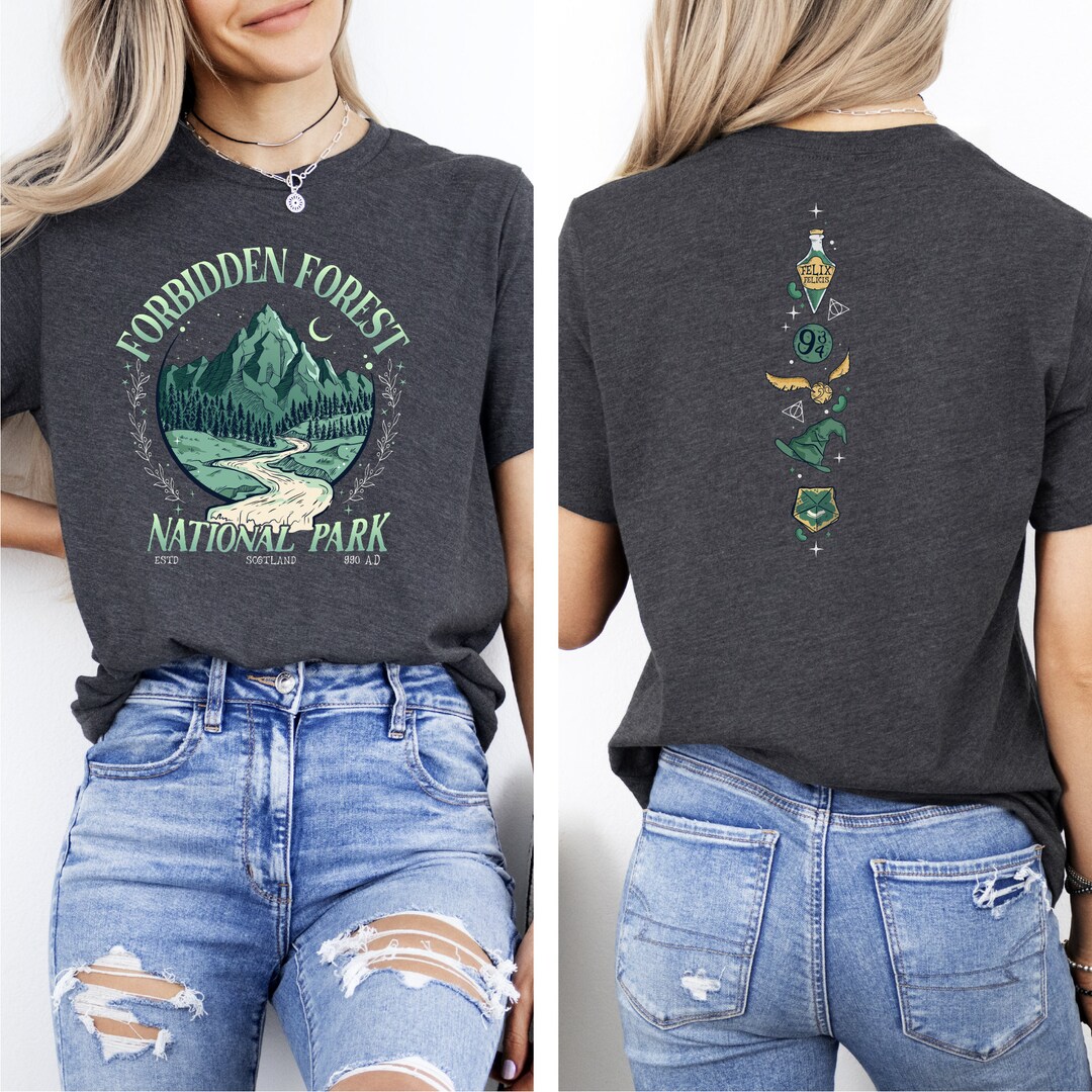 Forbidden Forest Shirt, Wizard Shirt, Inspired Shirt, Universal Shirts ...