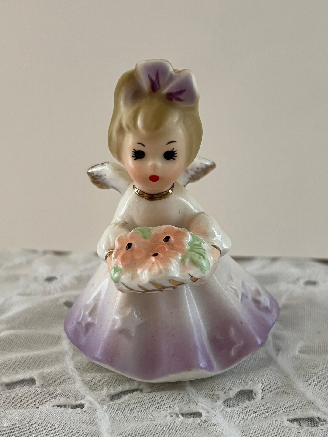 Vintage Ceramic Angel Figurine May Month Birthday - Etsy