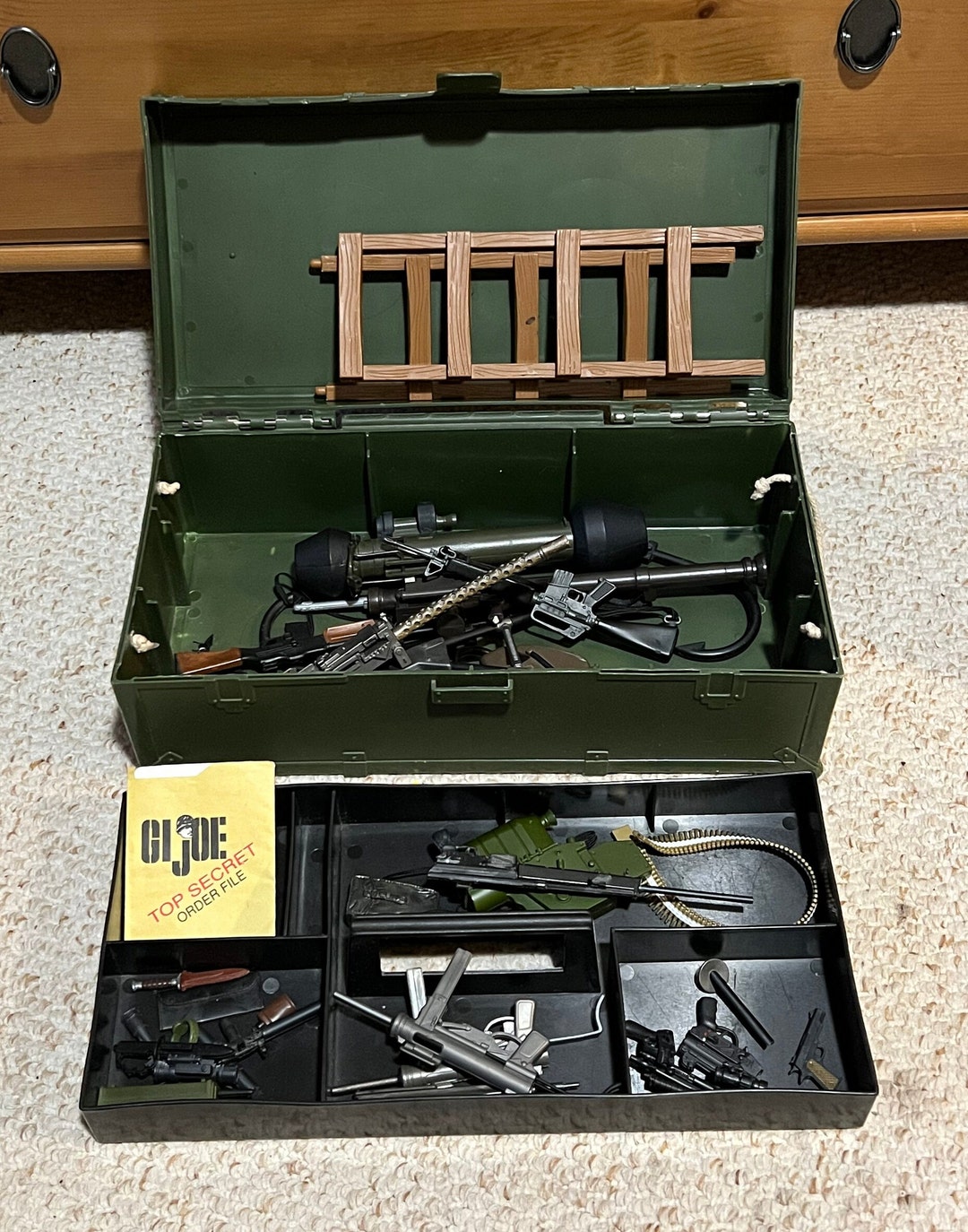 Vintage G.I. Joe Footlocker Ammo Box Trunk With Accessories - Etsy