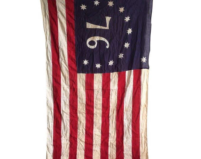 Vintage Bennington Flag Bicentennial American Flag Cotton 1976 - Etsy