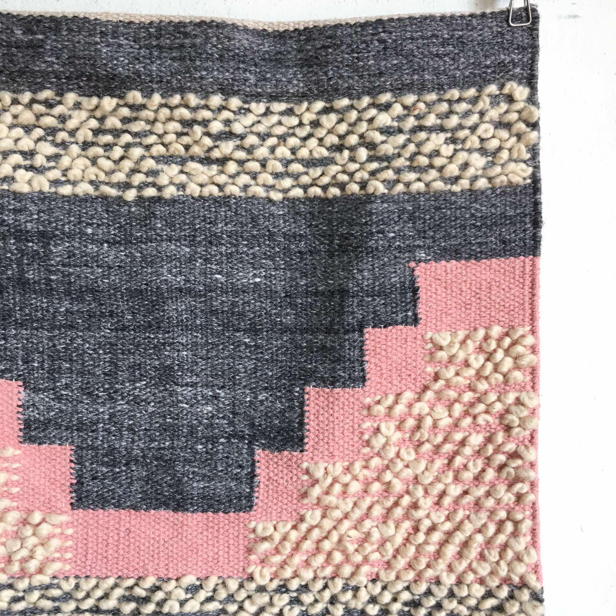 Vintage Handwoven Wool Tapestry Wall Hanging Rug Folk Art - Etsy