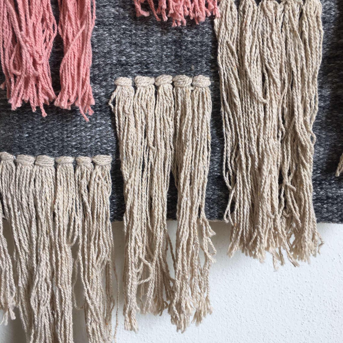 Vintage Handwoven Wool Tapestry Wall Hanging Rug Folk Art - Etsy
