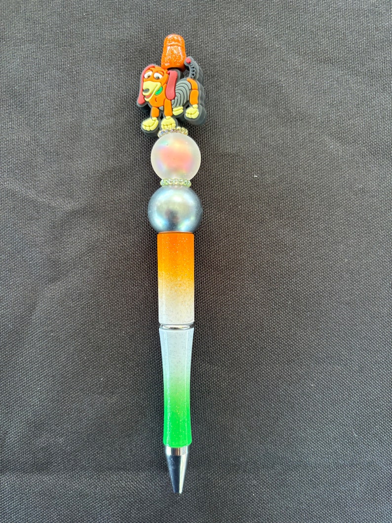 Cartoon Slinky Dog Focal Beaded Refillable Gel Ink Pen - Etsy