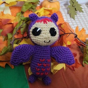 Crochet Halloween Child in Bat Costume Amigurumi - Etsy