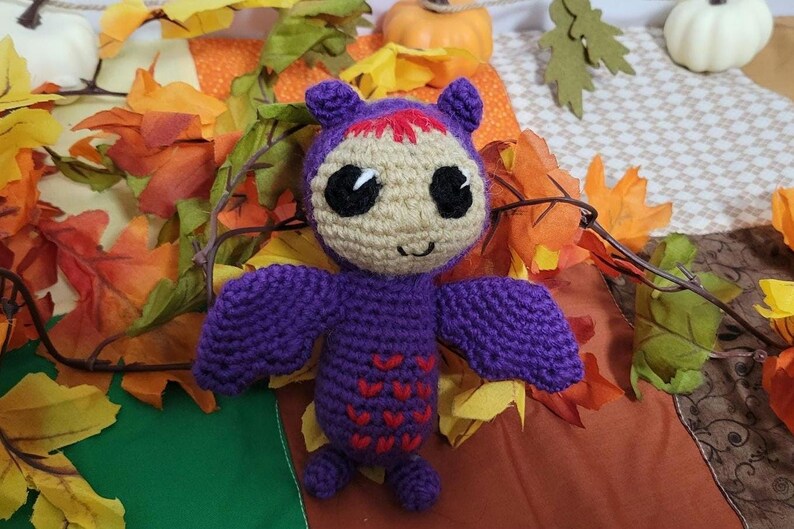 Crochet Halloween Child in Bat Costume Amigurumi - Etsy