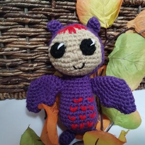 Crochet Halloween Child in Bat Costume Amigurumi - Etsy