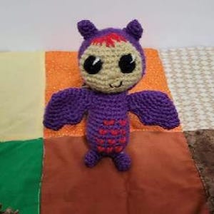 Crochet Halloween Child in Bat Costume Amigurumi - Etsy