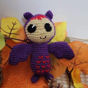 Crochet Halloween Child in Bat Costume Amigurumi - Etsy