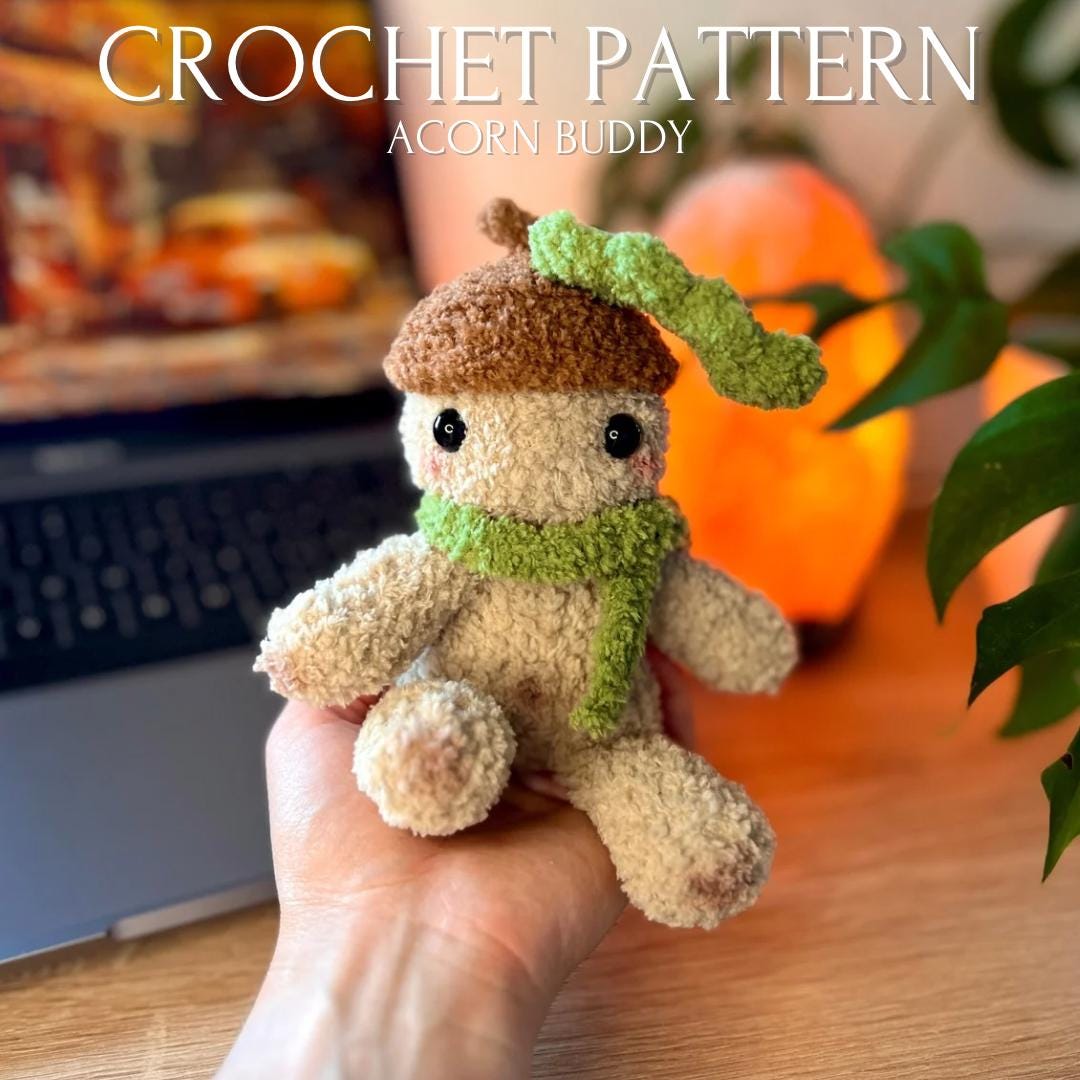 Acorn Buddy Crochet Pattern / Crochet Acorn Buddy / Crochet Pattern ...