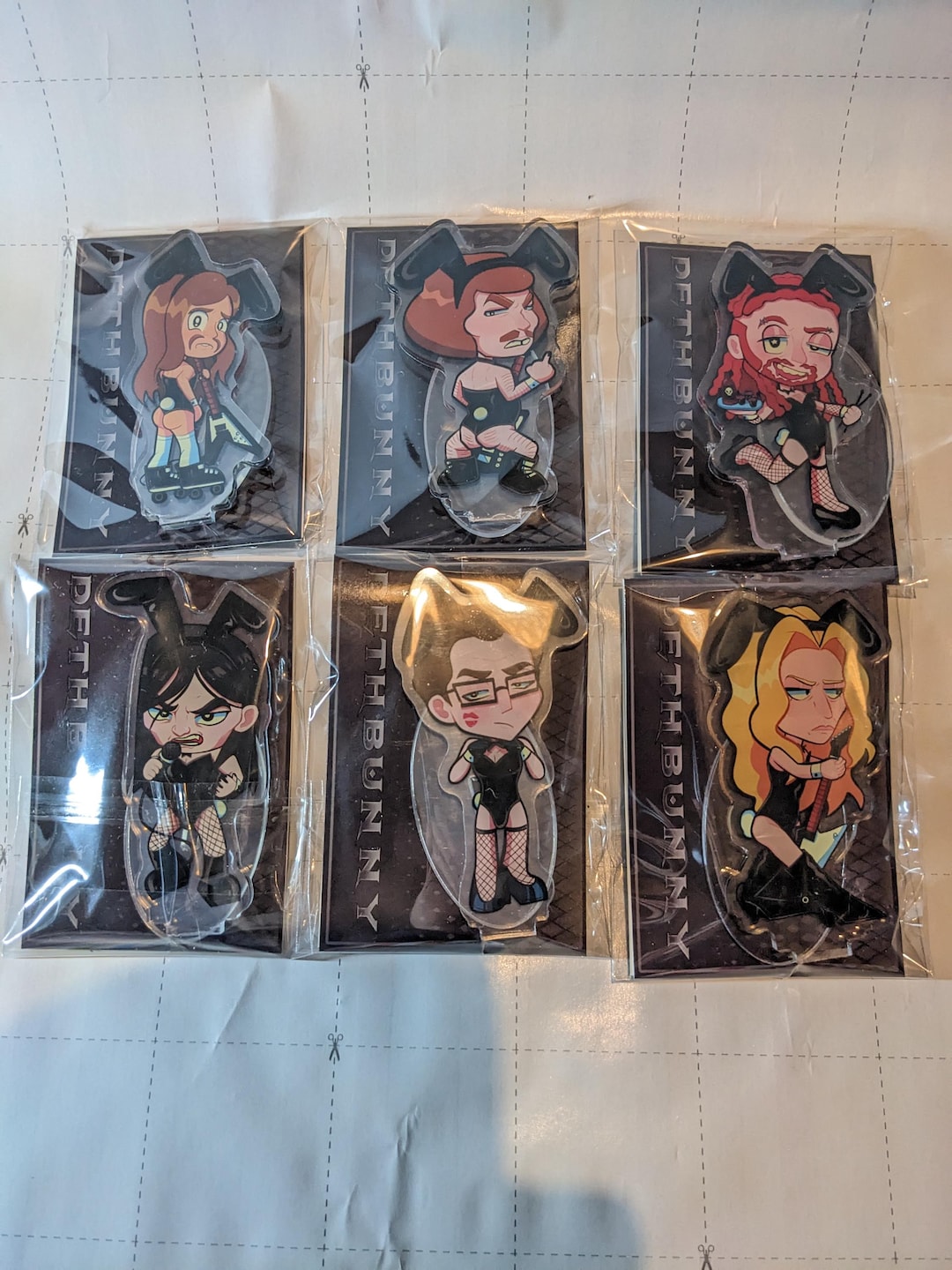 Dethklok Metalocalypse Acrylic Stands | Charles, Murderface, Skwisgaar ...