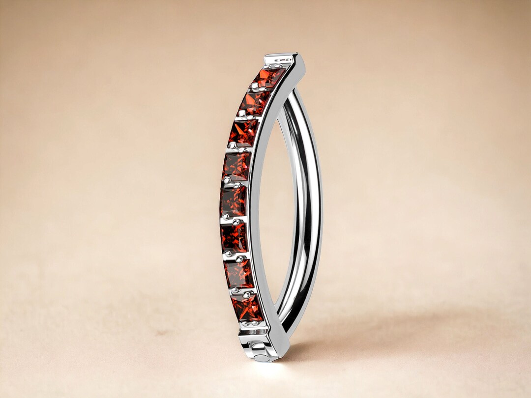 Titanium Hinged Belly Button Clicker, Delicate Titanium Implant-grade ...