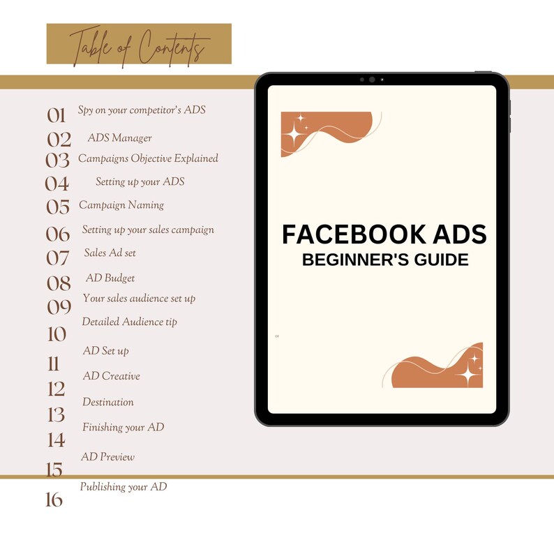 FACEBOOK ADS Beginner's Guide - Etsy