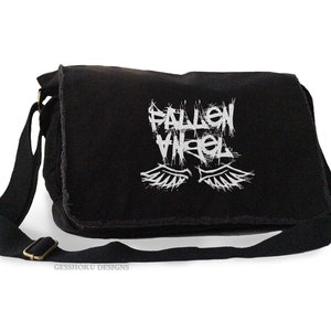 Goth Messenger Bag Fallen Angel Aesthetic Grunge School Bag Pastel Goth ...