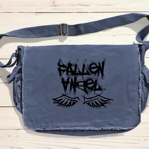 Goth Messenger Bag Fallen Angel Aesthetic Grunge School Bag Pastel Goth ...