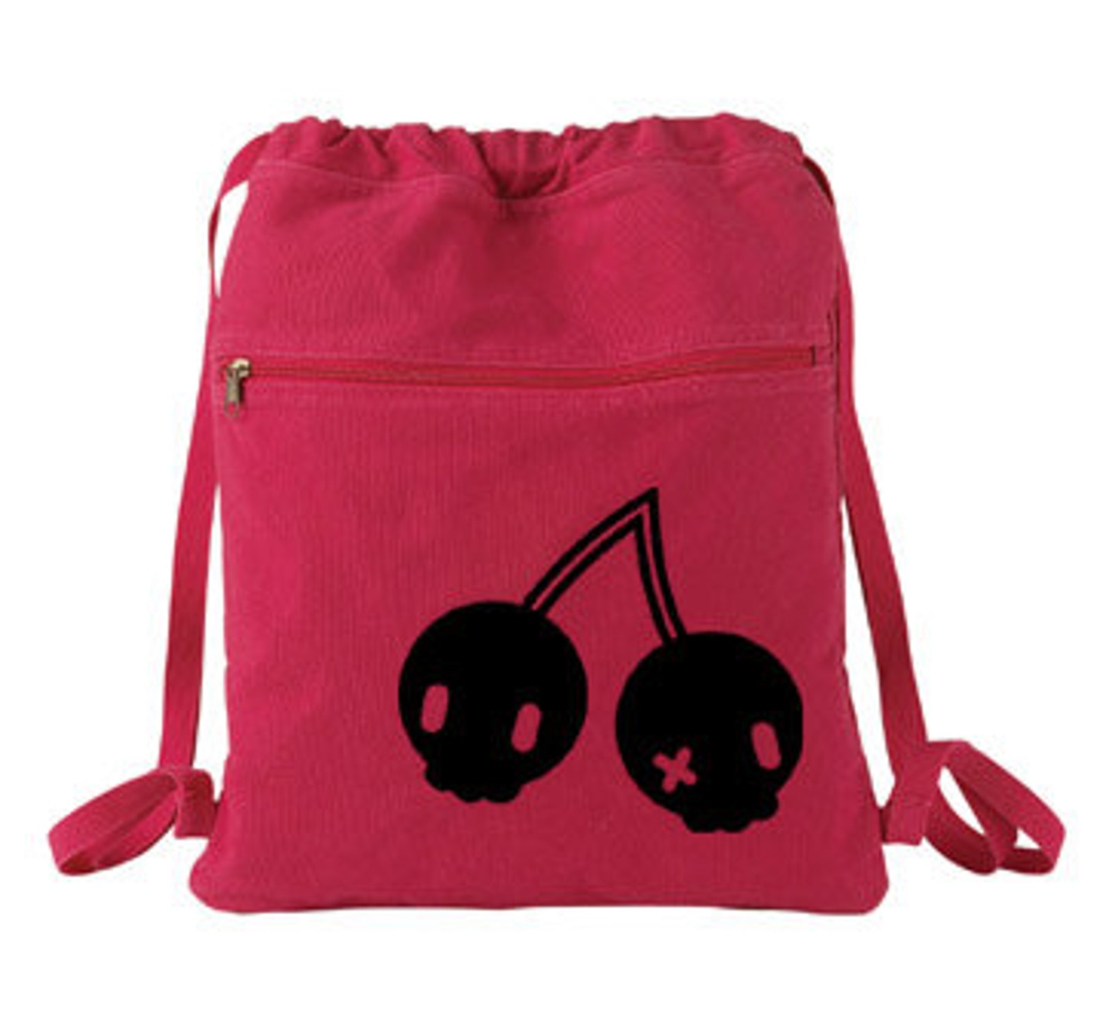 Yami Kawaii Cherry Backpack Pastel Goth Kawaii Cherries Bag - Etsy