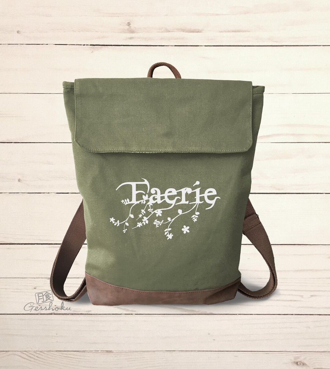 Faerie Backpack Cottagecore Bag Cute Nature Botanical Fairy Pixie Bag ...