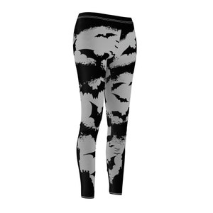 Gothic Bats Leggings Goth Vampire Bats and Castle Classic Nu Goth ...
