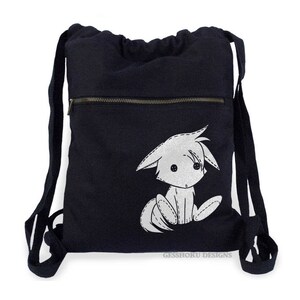 Kitsune Fox Backpack Cute Fox Bag Kawaii Anime Fox Harajuku Japanese ...