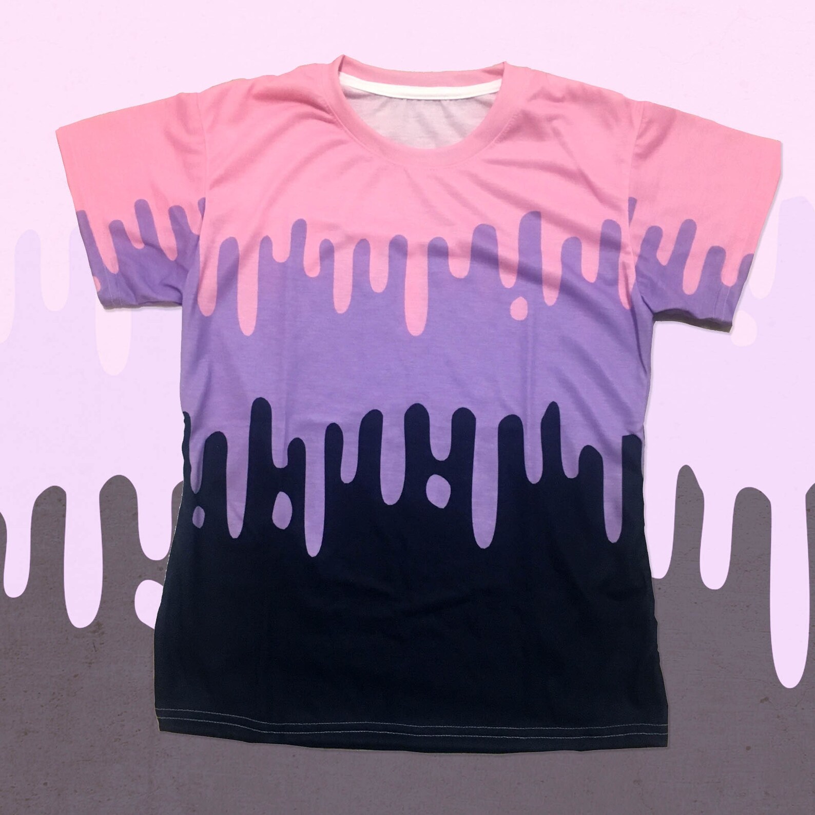 Pastel Goth Slime T-shirt Kawaii Womens Shirt Slimecore - Etsy